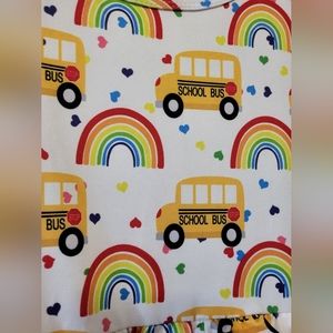 Clover Cottage | Dresses | Nwt Rainbow School Bus Dress | Poshmark